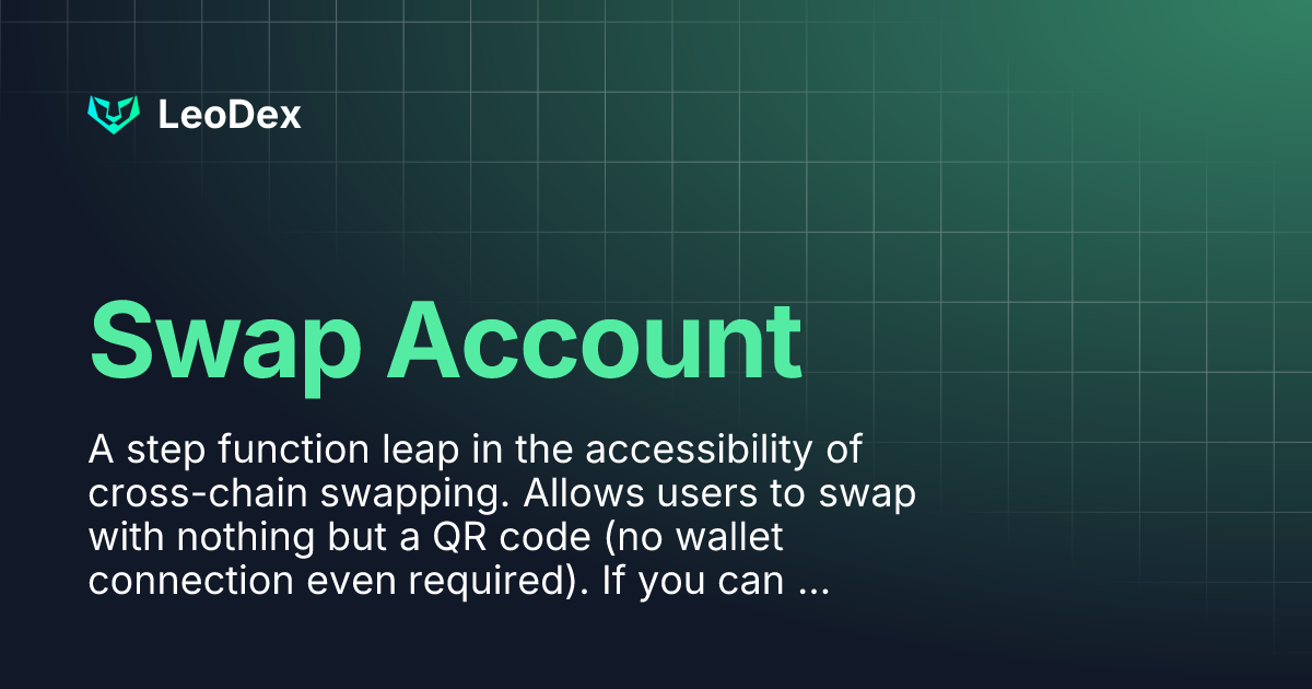 Swap Account | LeoDex